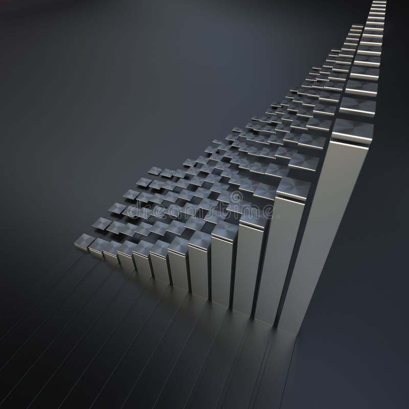 3+ 3d metallic bar chart Free Stock Photos - StockFreeImages