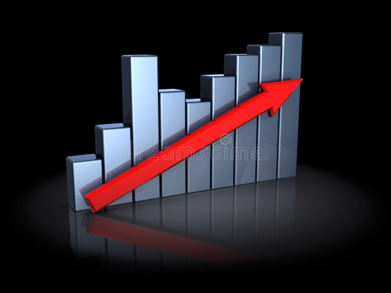 3D Business Decline Graph. Vector Stock Vector - Illustration of financial, decline: 31825020