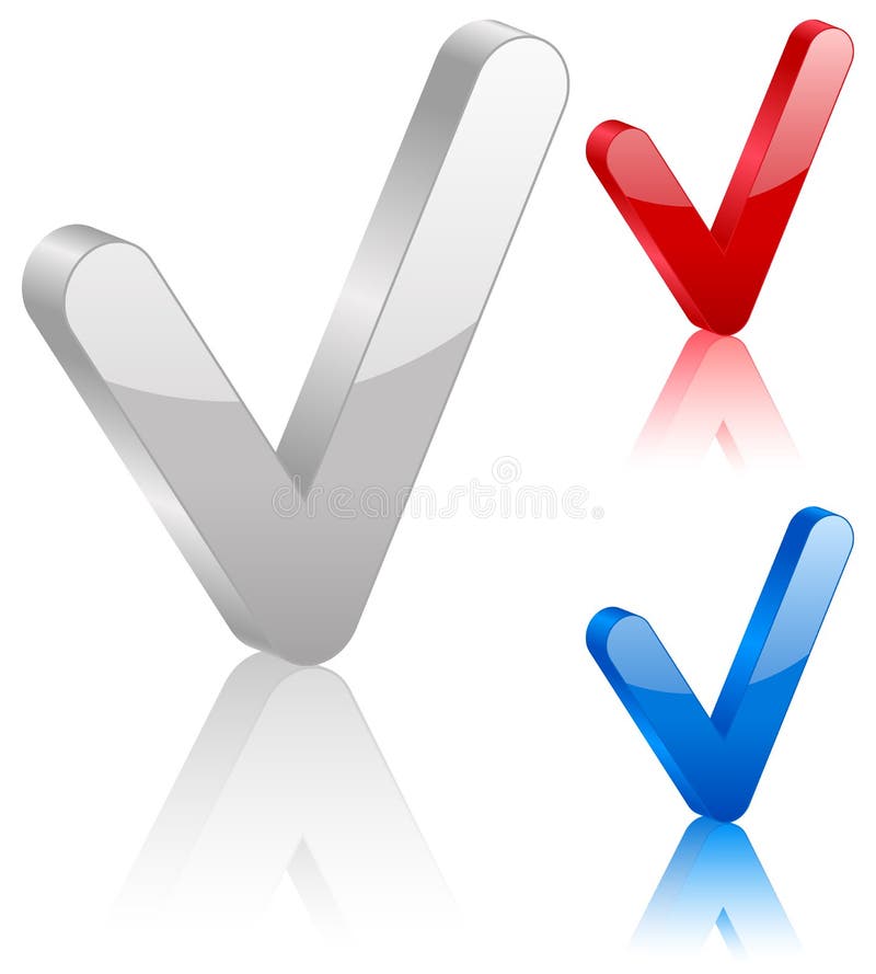 Check symbol stock vector. Illustration of collection - 12843766