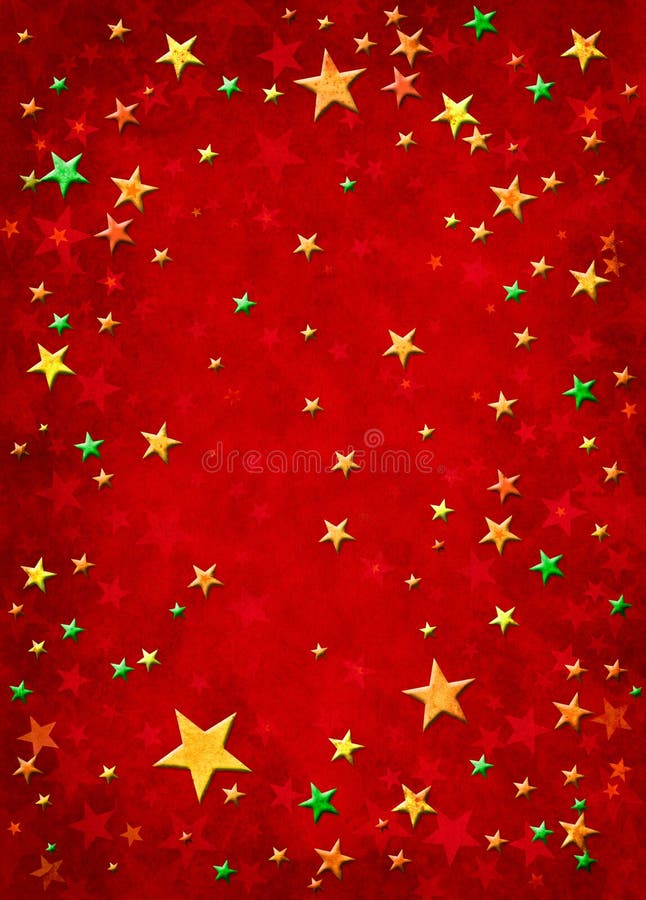 3D Christmas Stars stock illustration. Illustration of fibrous - 6825289