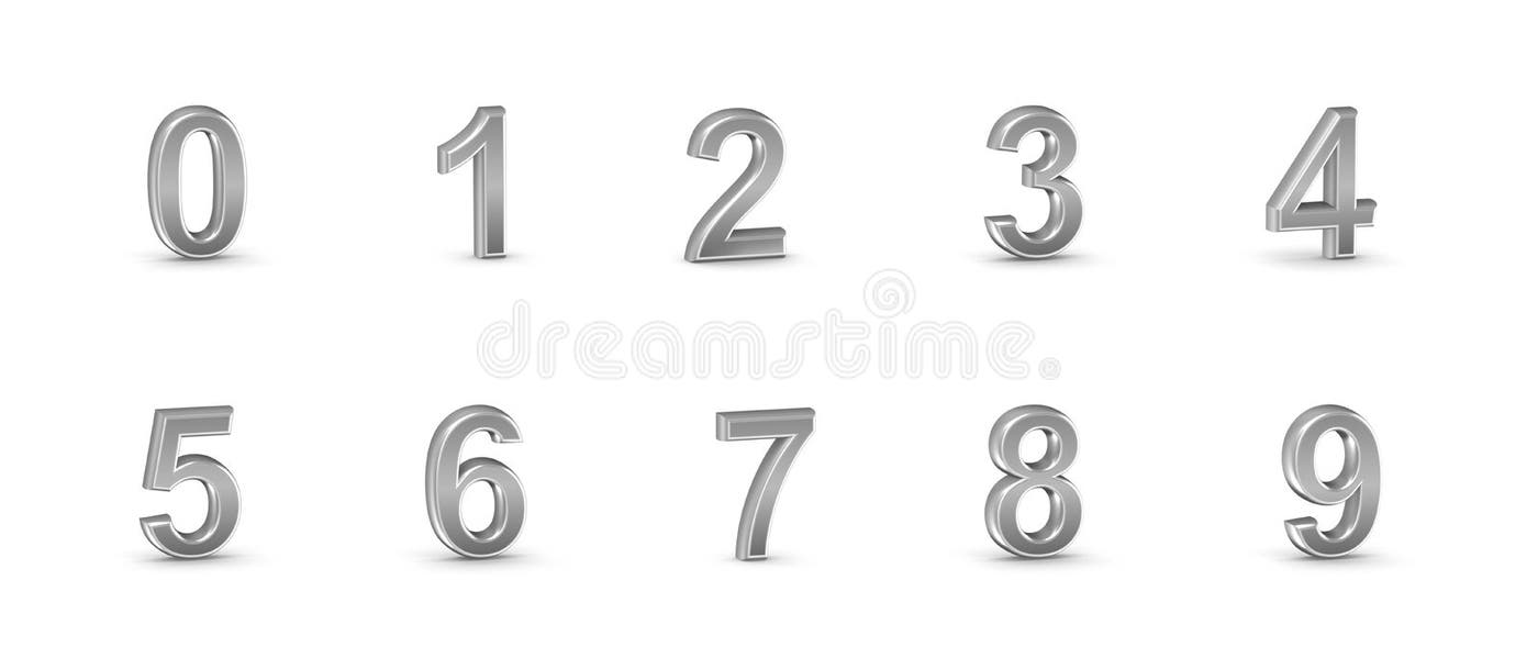Chrome Numbers Stock Illustrations – 4,056 Chrome Numbers Stock ...
