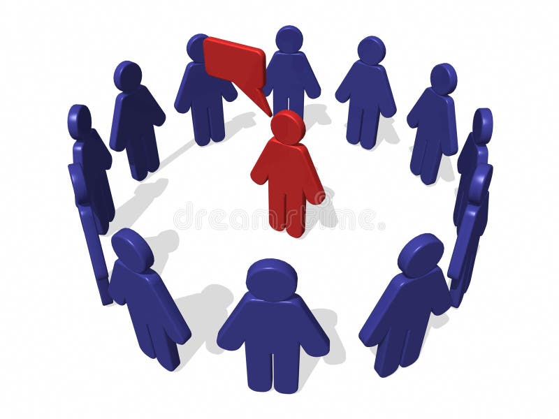 3D Circle Men dialog stock illustration. Illustration of businesswoman ...