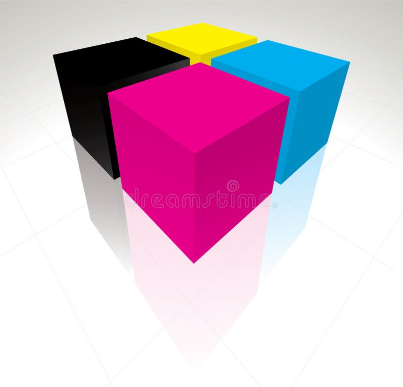 1+ Color cubes cmyk palette Free Stock Photos - StockFreeImages
