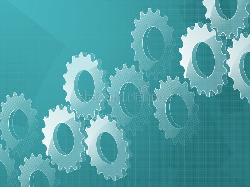3d cog background stock vector. Illustration of concept - 27472453