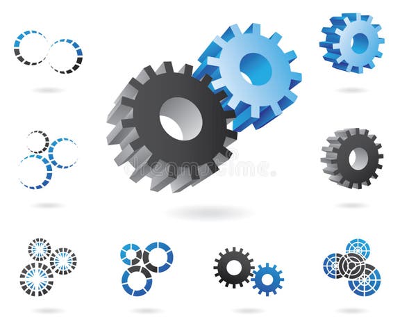 Round Metal Cogs Stock Illustrations – 1,379 Round Metal Cogs Stock ...