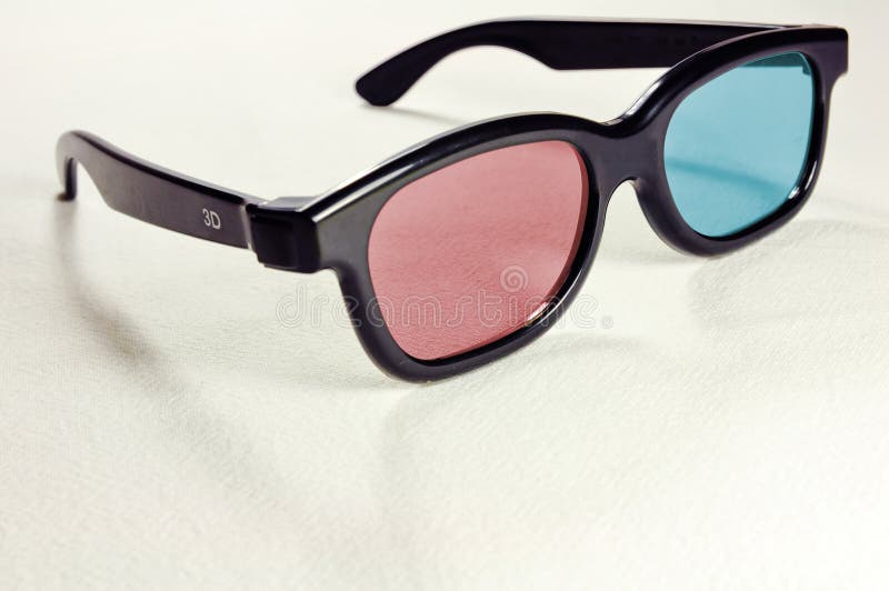 3D color glasses stock image. Image of glasses, film - 13257587