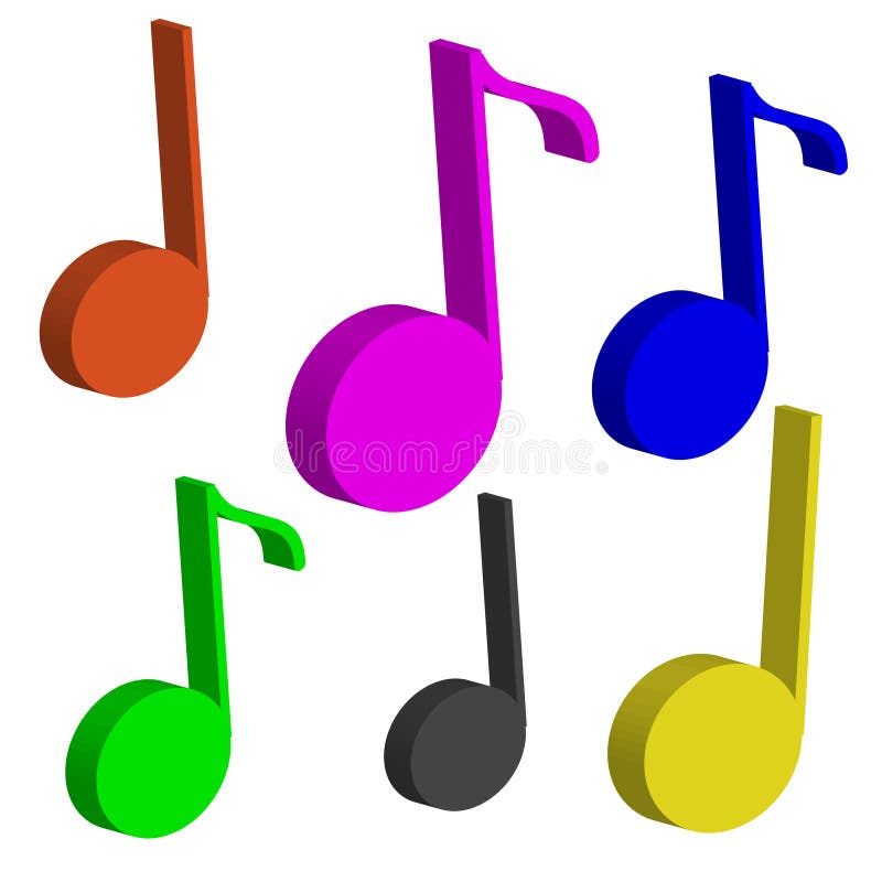 3d Music Notes Stock Illustrations – 3,225 3d Music Notes Stock ...