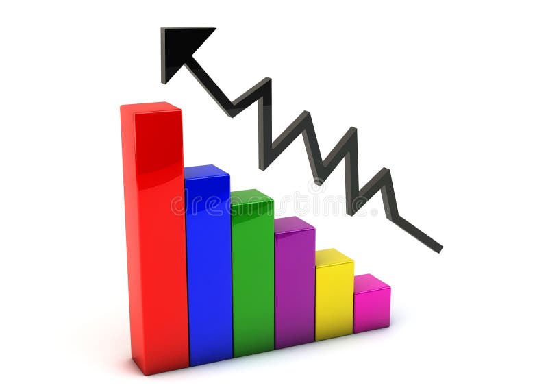 Growth is Off the Charts! stock vector. Illustration of graph - 325943