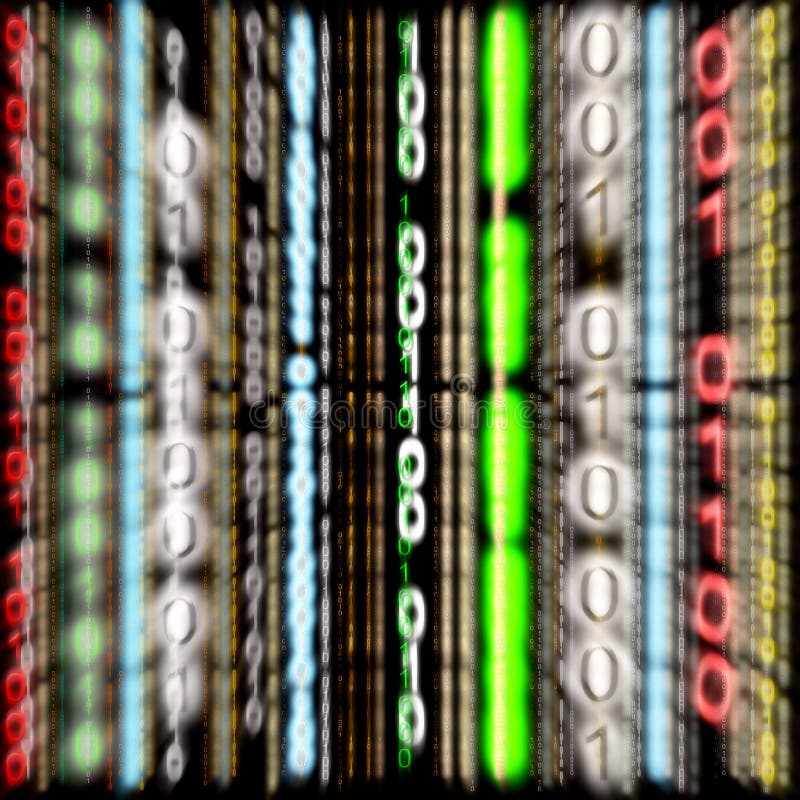 Binary Code (Fast Zoom) stock photo. Image of financial - 718452