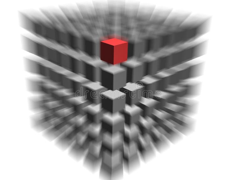 3d composition of cubes stock illustration. Illustration of form - 7639248