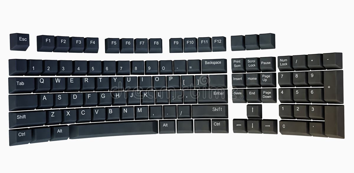 Computer Keyboard Alphabet Stock Illustrations – 4,746 Computer ...