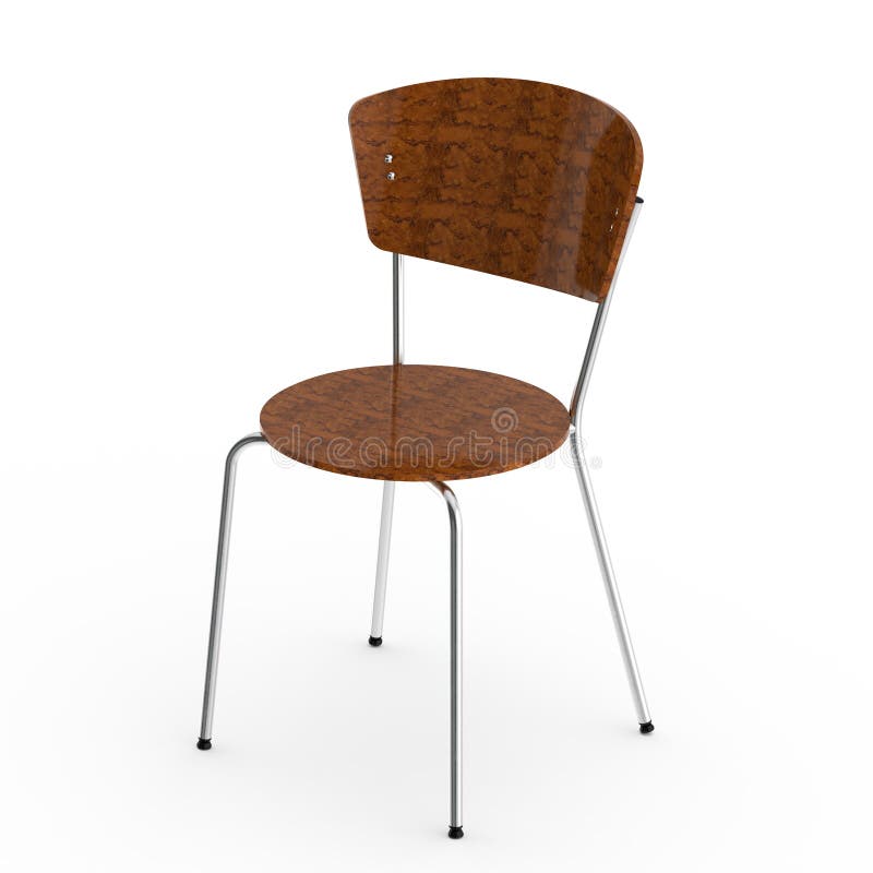 3D computer rendered chair stock illustration. Illustration of chair ...