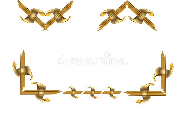 Decorative Corner Western Stock Illustrations – 801 Decorative Corner ...