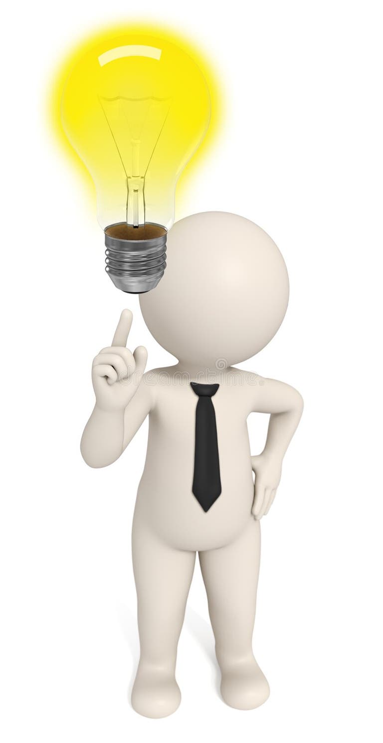 3d Man Bulb Stock Illustrations – 3,606 3d Man Bulb Stock Illustrations ...