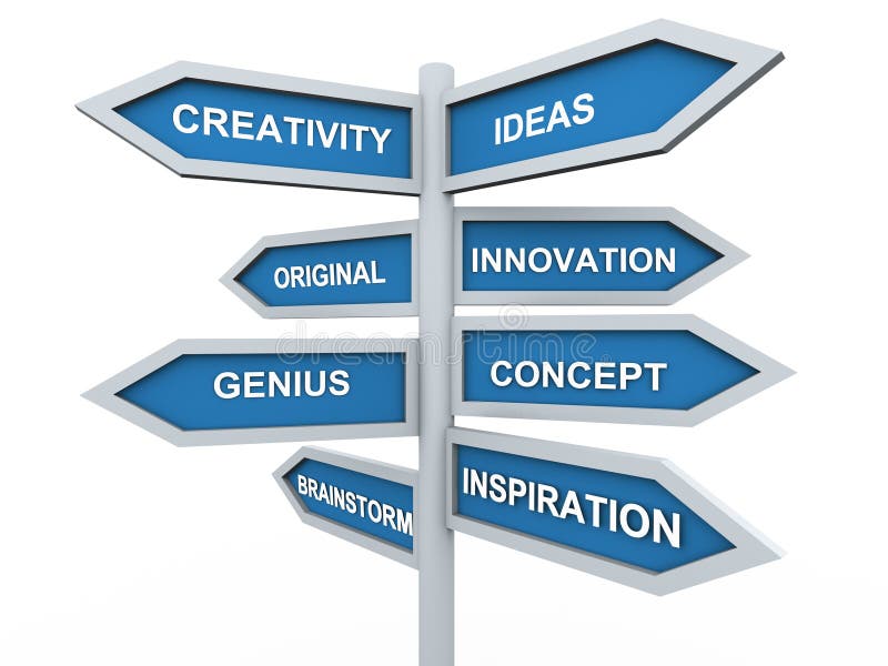 3d Man and Support Signpost Stock Illustration - Illustration of ...