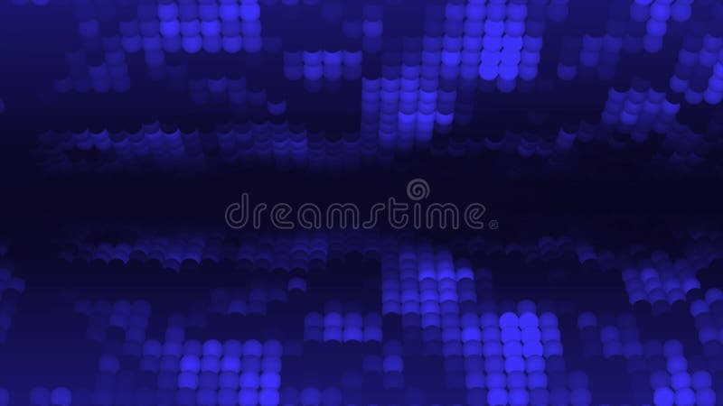 3d Curve Glowing Royal Blue Spherical Ball Futuristic Background Stock ...