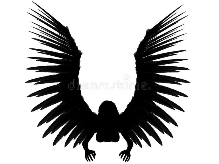 Angel Side View Stock Illustrations – 206 Angel Side View Stock ...