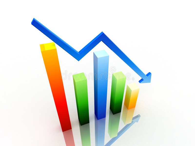 3d Decrease Graph - Free Photo from StockFreeImages