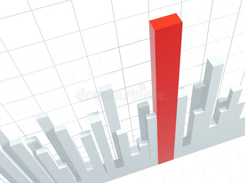 3d Diagram, Showing Positive Results Stock Illustration - Illustration ...