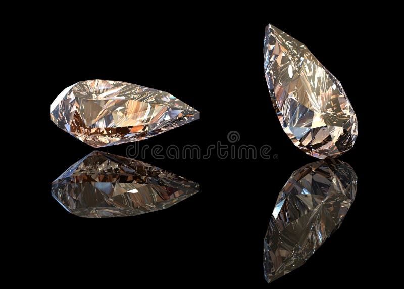 3D Diamonds Render. Jewelry Gemstone Stock Photo - Image of brilliant ...
