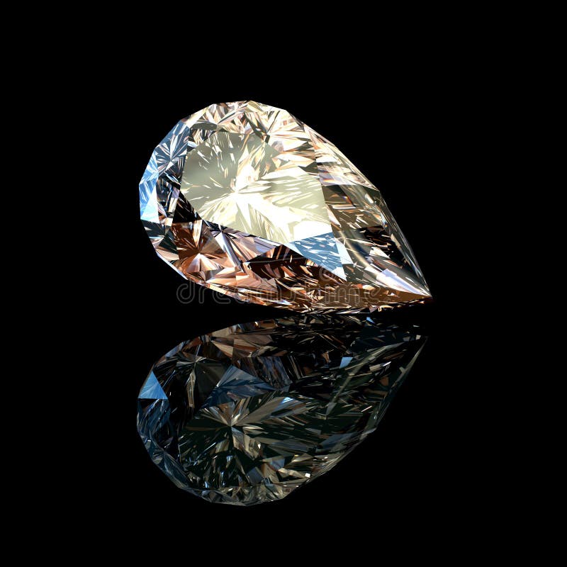 3D Diamonds Render. Jewelry Gemstone Stock Photo - Image of sparkle ...