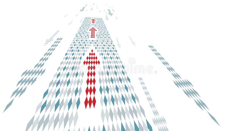 3d direction arrows vector stock vector. Illustration of splash - 9663364