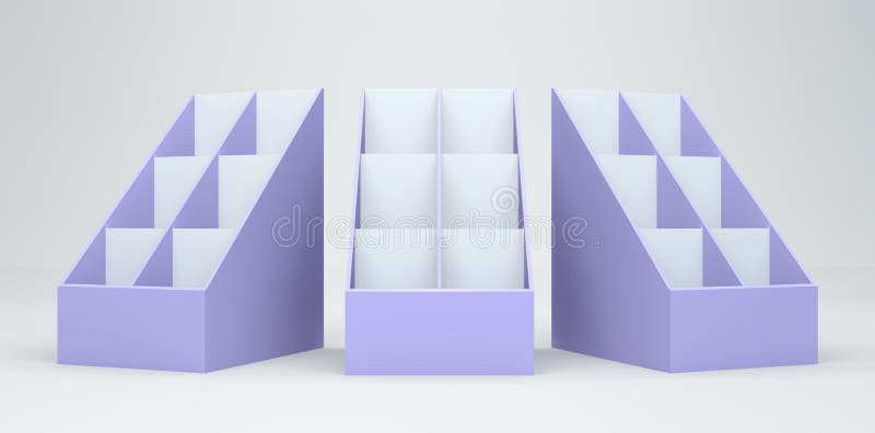 3D display card stock illustration. Illustration of gallery - 23244087