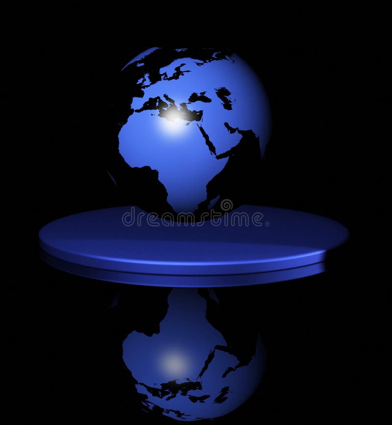 3d earth stock illustration. Illustration of path, connection - 1855810