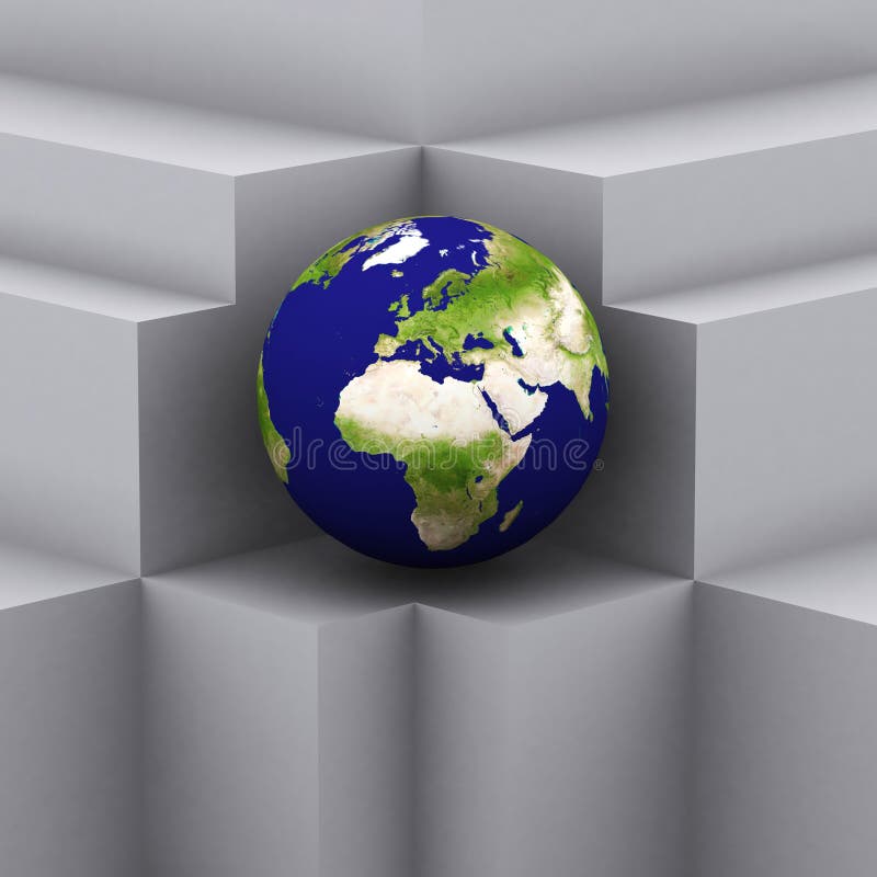 3d earth stock illustration. Illustration of abstract - 1959359