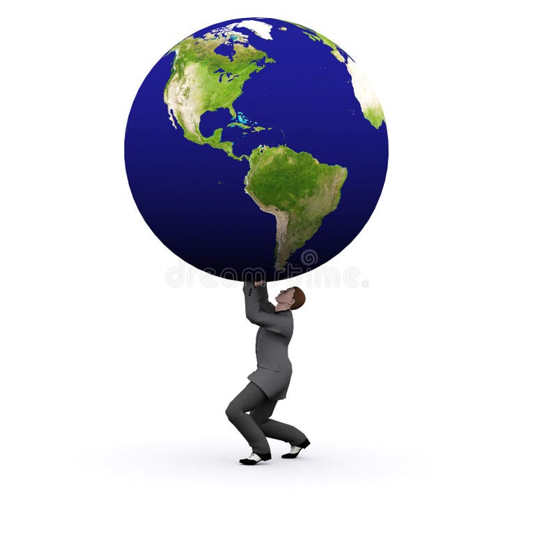 Man Lifting Earth Stock Illustrations – 190 Man Lifting Earth Stock ...