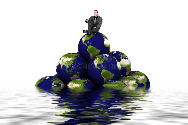 3d earth and man stock image. Image of internet, canada - 1944645
