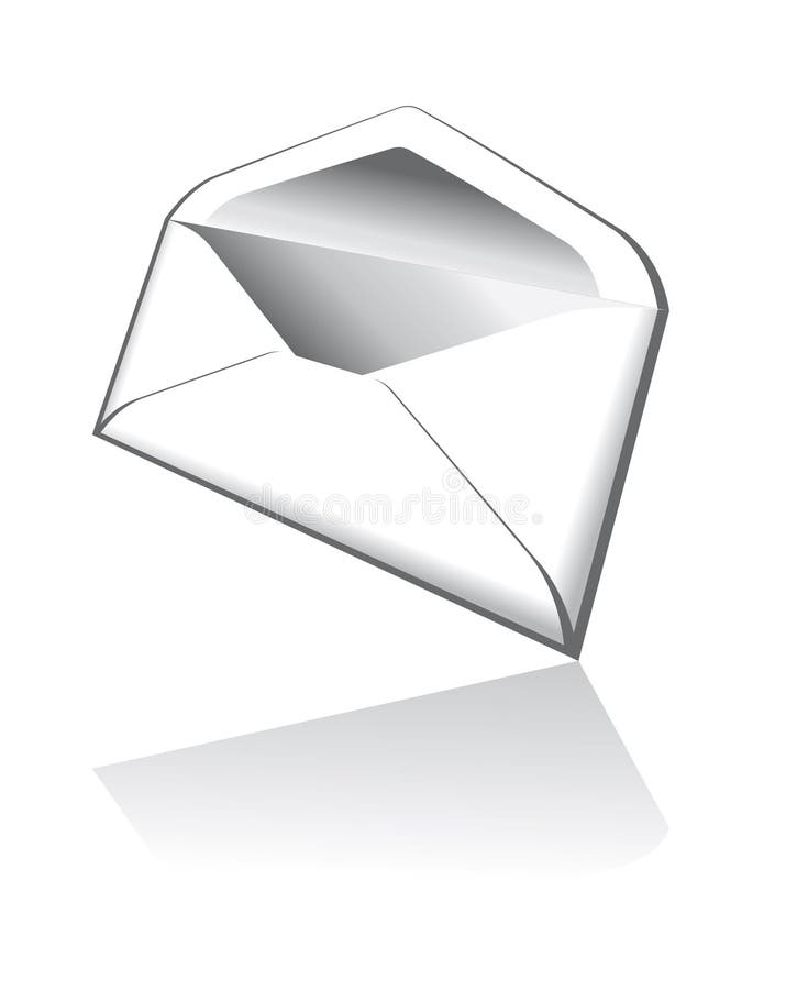3D Email Icon stock vector. Illustration of internet - 10538132