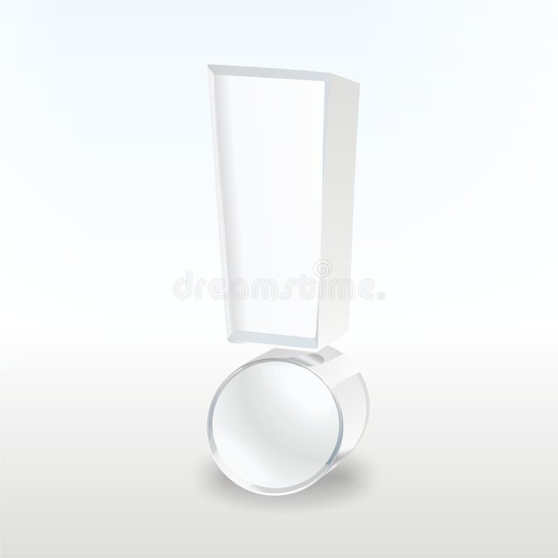 3d Exclamation and Question Mark Stock Vector - Illustration of letter ...