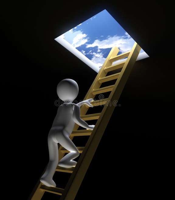 Moving Up Ladder Stock Illustrations – 1,158 Moving Up Ladder Stock ...