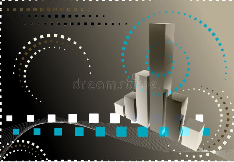 3D finance graph stock illustration. Illustration of render - 11197154
