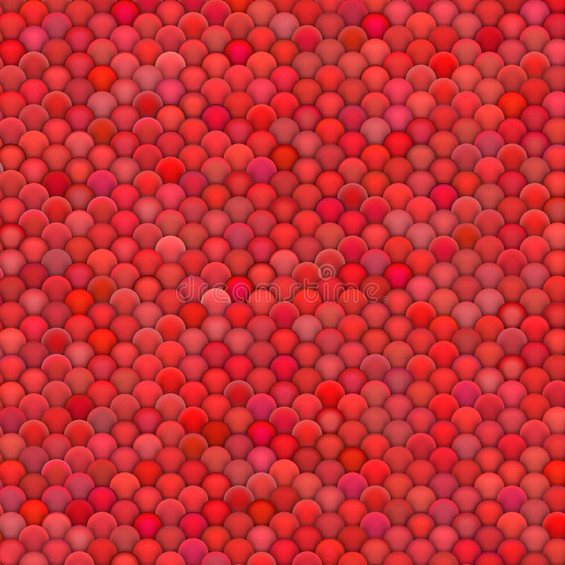 3d Fluffy Balls in Multiple Pink Red Colors Stock Image - Image of ...