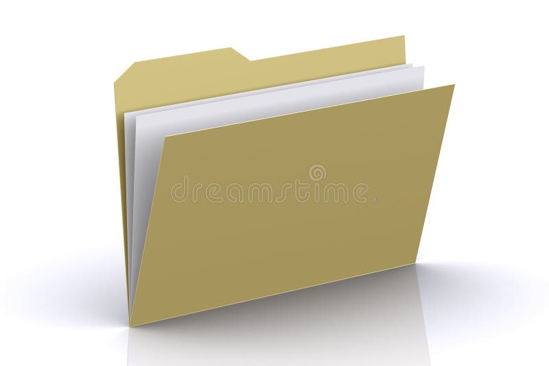 3d Folder stock illustration. Illustration of tools, searching - 2101212