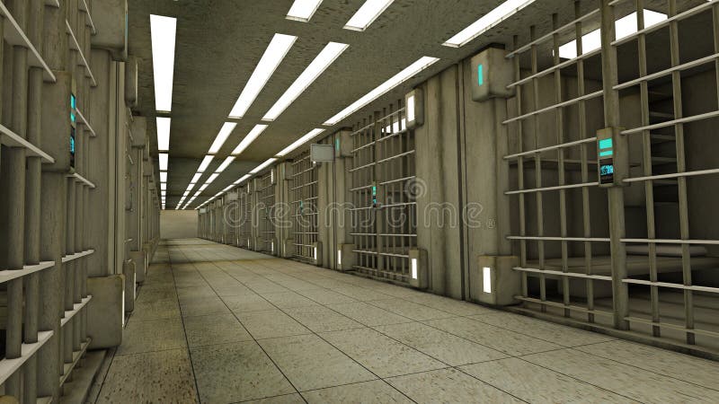 Futuristic Prison Cell Stock Illustrations – 62 Futuristic Prison Cell ...