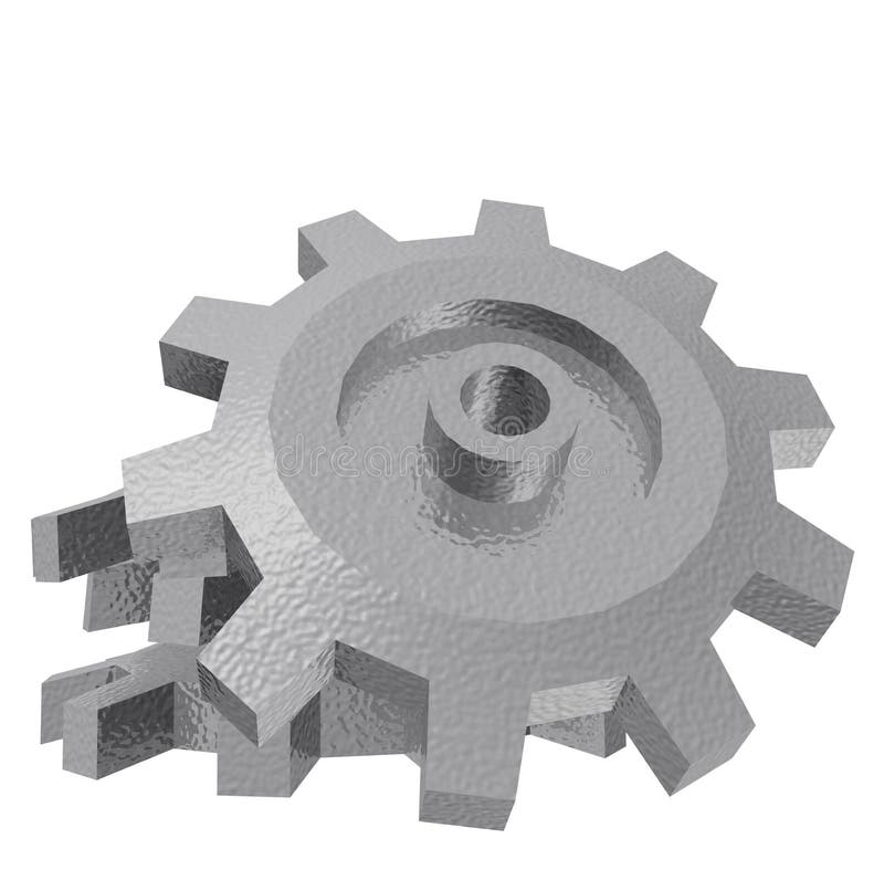 3d Gears Isolated stock illustration. Illustration of parts - 3587593