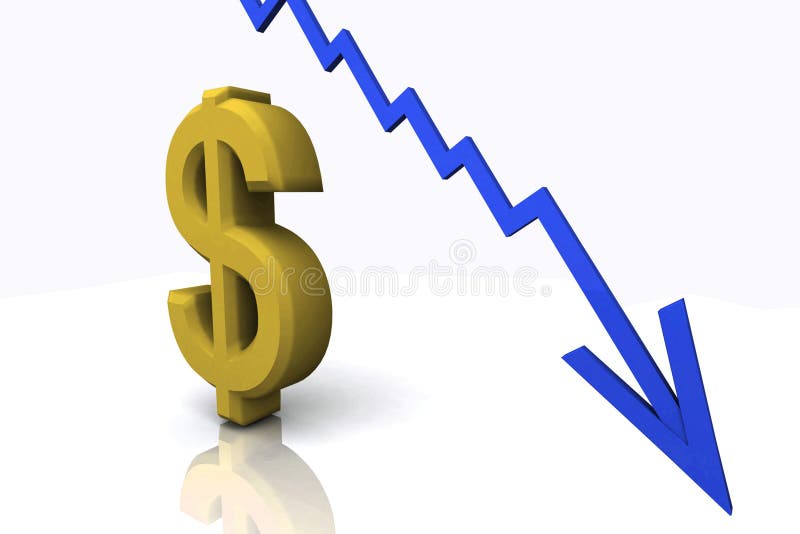 3D Geef De Tekens Van Het Geld Terug Stock Illustratie - Illustration ...