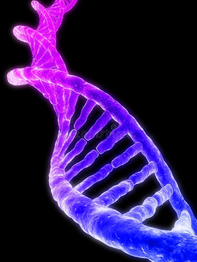 3d gene stock illustration. Illustration of chain, genome - 4831646