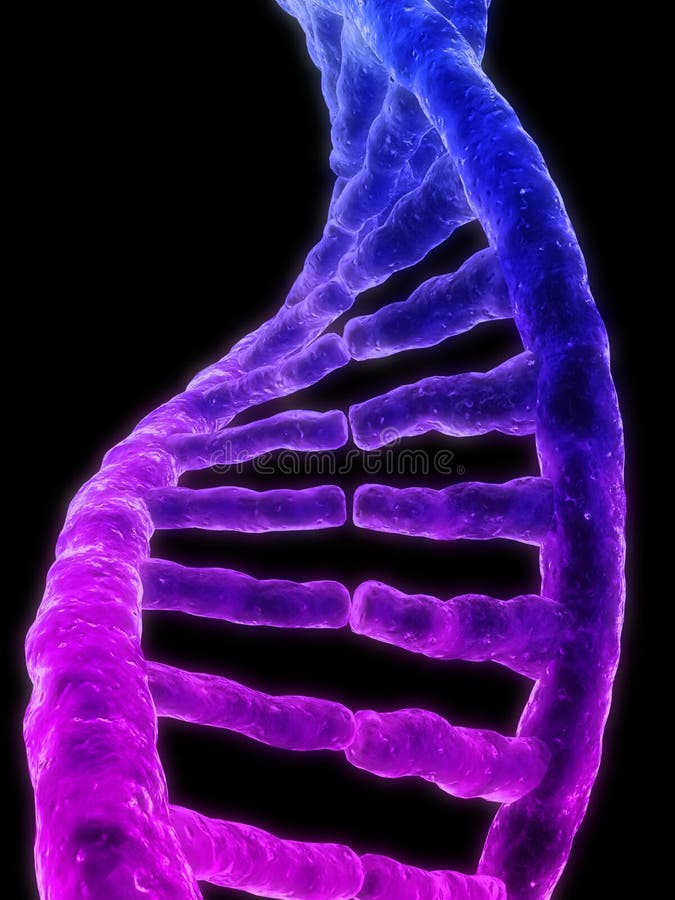 3d gene stock illustration. Illustration of chain, genome - 4831646