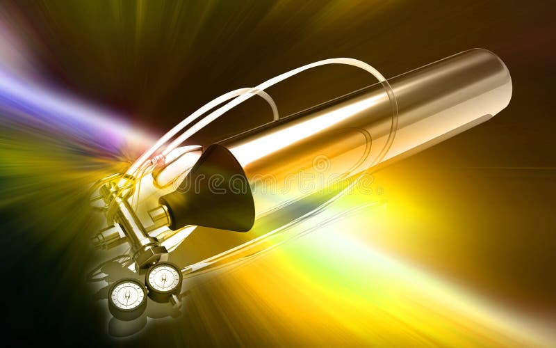 Medical Oxygen Tank stock photo. Image of oxygen, respiratory - 5250918