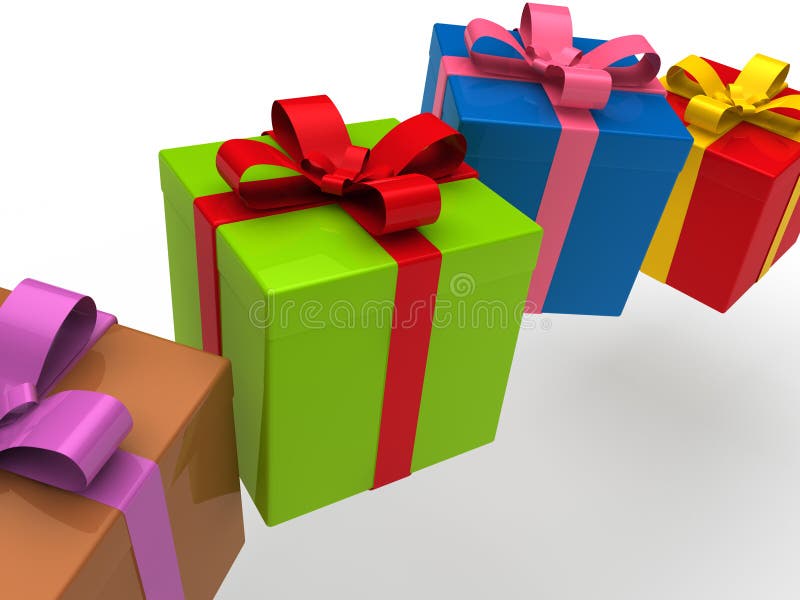 Colorful presents stock vector. Illustration of decoration - 11696019