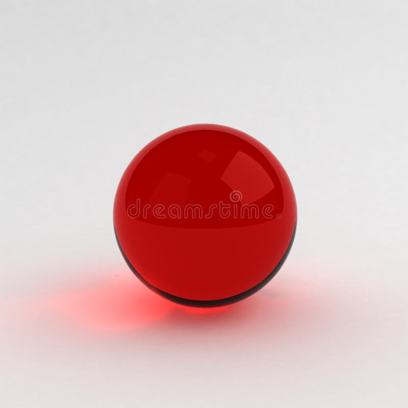 3d glass ball stock illustration. Illustration of ball - 4160896