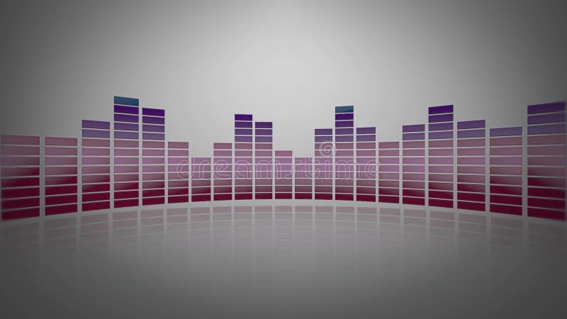 3d sound bar meter stock footage. Video of club, sound - 37187868