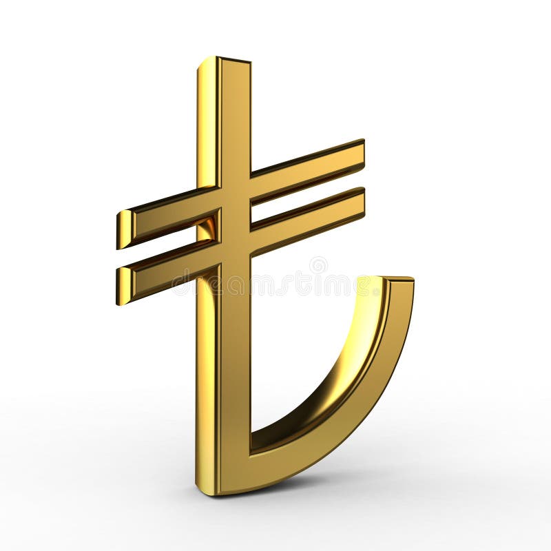 3d Gold TL symbol stock illustration. Illustration of reflective - 28843398