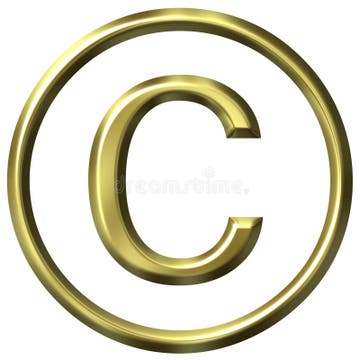 Gold Copyright Symbol Stock Illustrations – 293 Gold Copyright Symbol ...