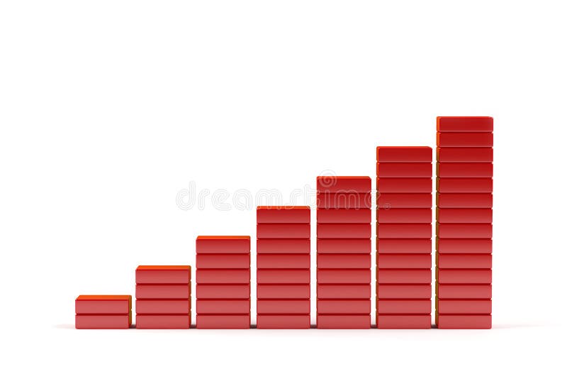 3d graph. stock illustration. Illustration of business - 10575809