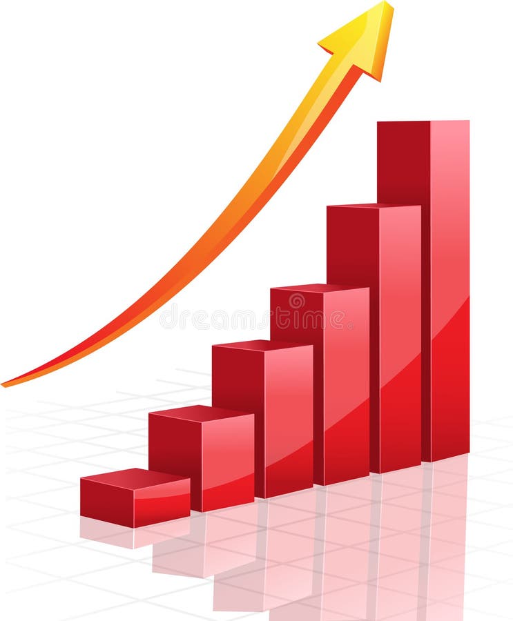 3d graphic stock vector. Illustration of profit, forecasting - 16424990